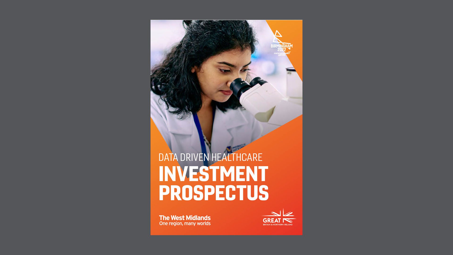 Data-Driven Healthcare Sector Brochure | Invest West Midlands